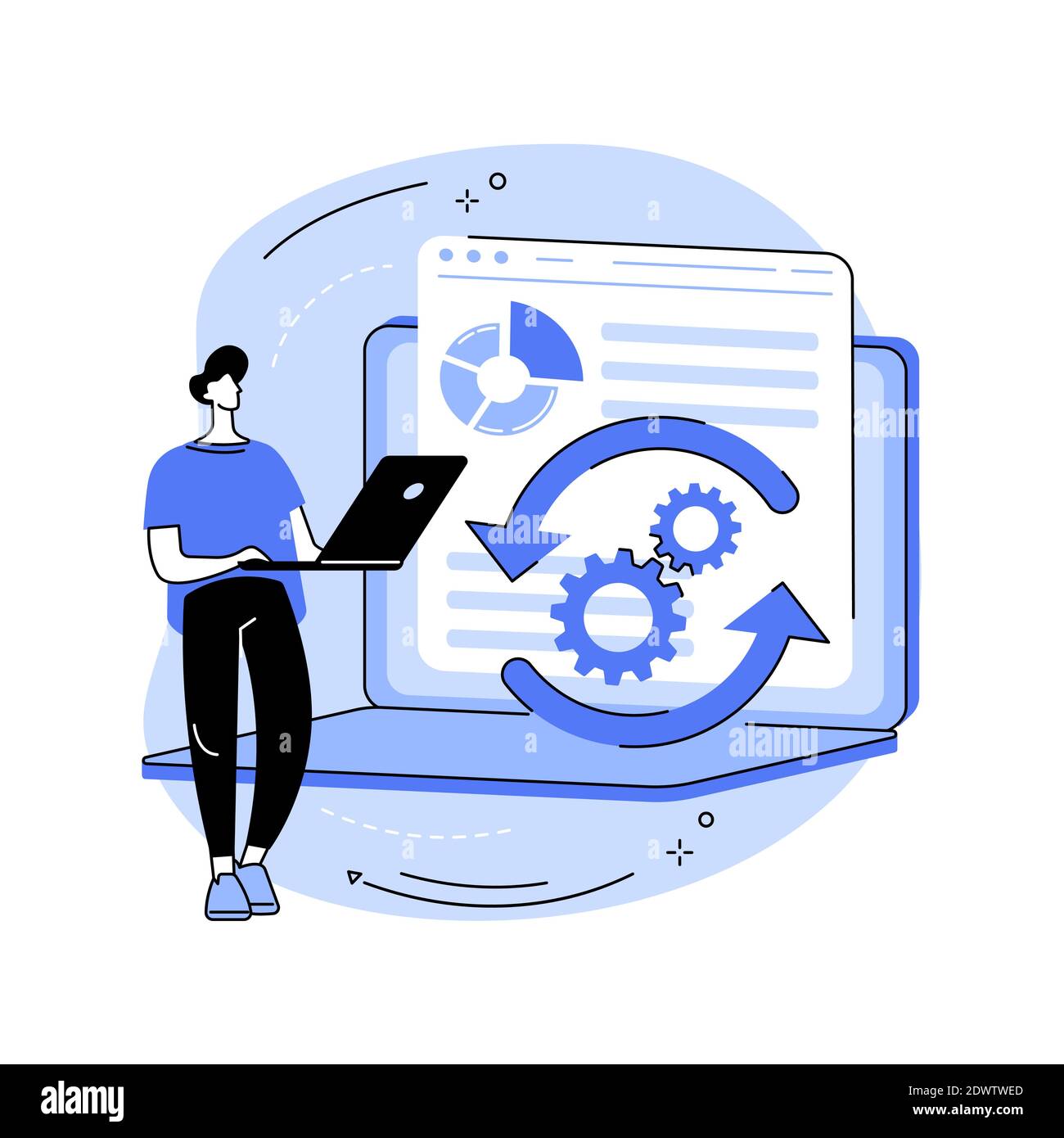 Alt tag optimization abstract concept vector illustration Stock Vector ...