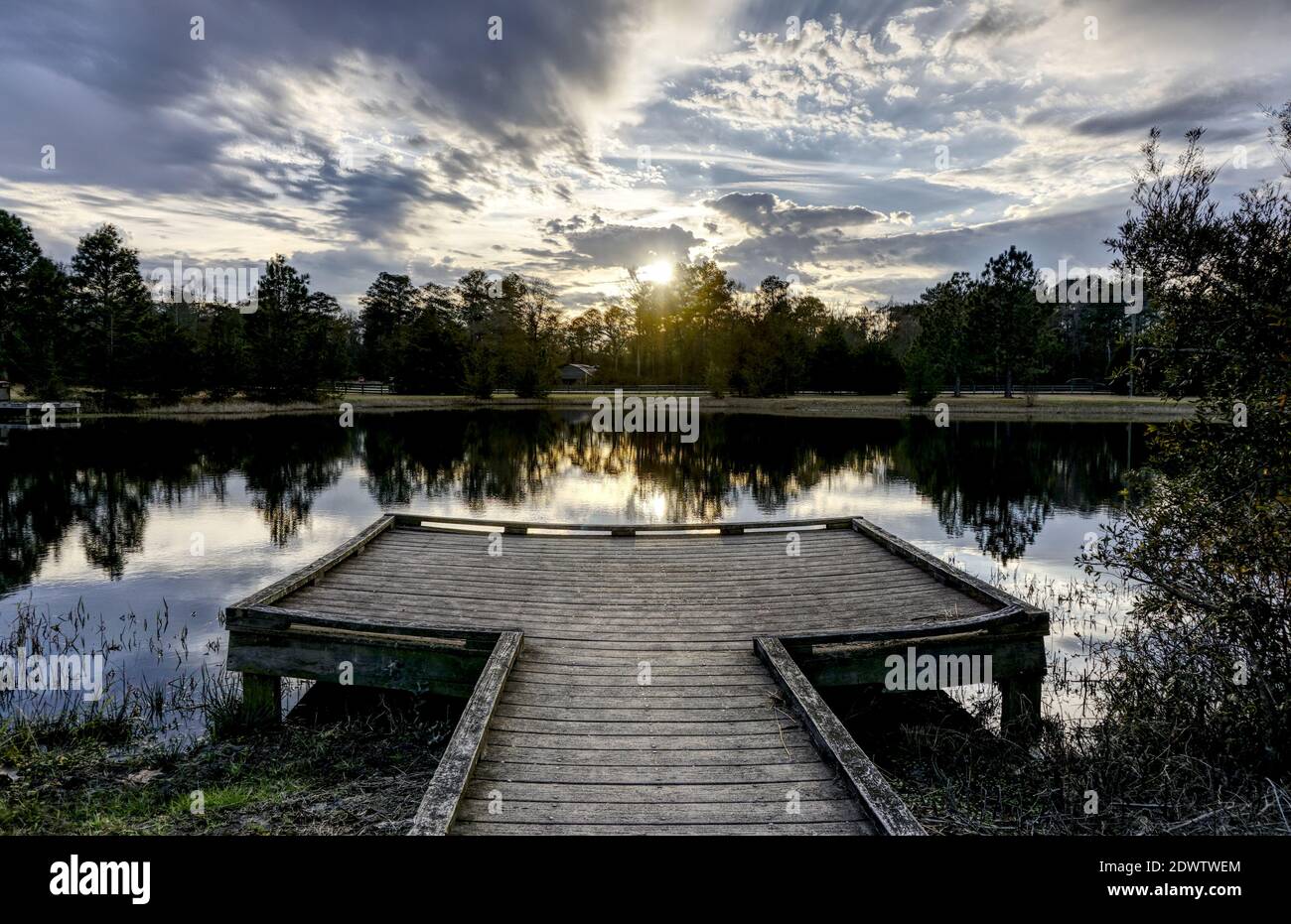 Fishing dock shadow hi-res stock photography and images - Alamy