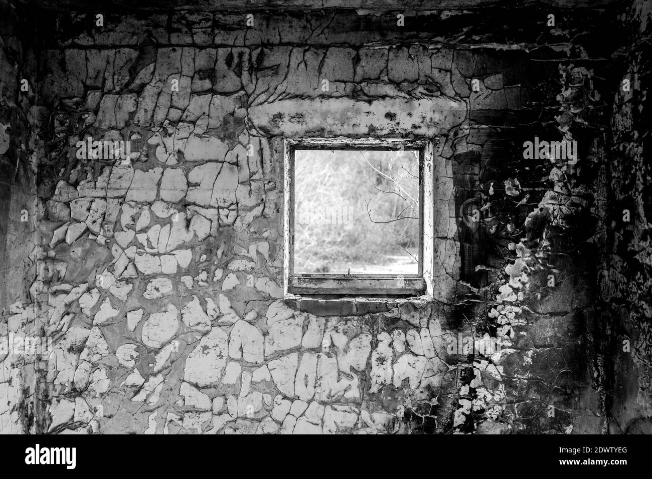 Uk and fire damage Black and White Stock Photos & Images - Alamy