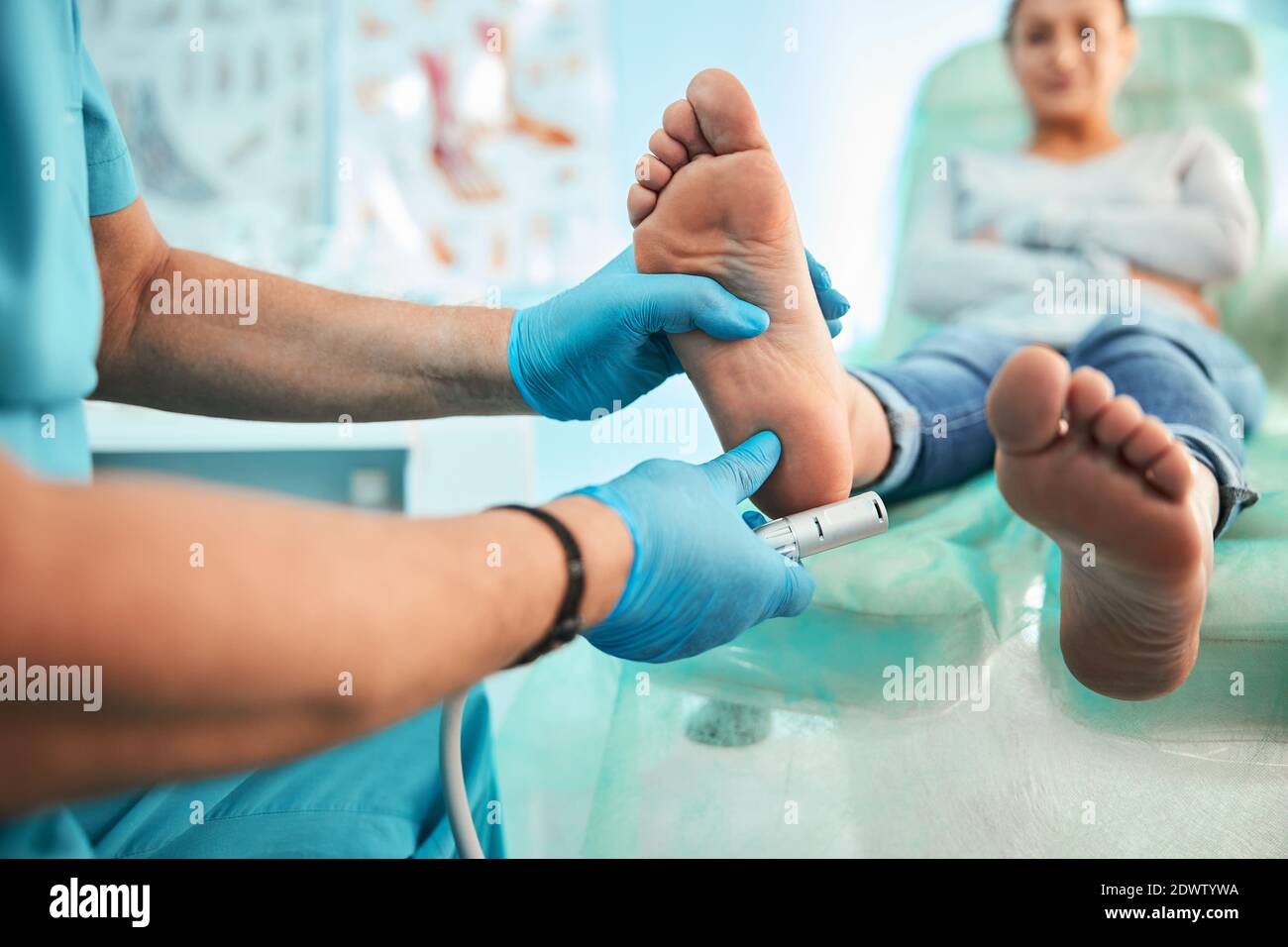 Making machine pedicure feet hi-res stock photography and images - Alamy
