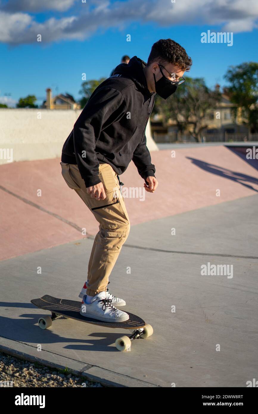 Vertical shot skate park hi-res stock photography and images - Alamy