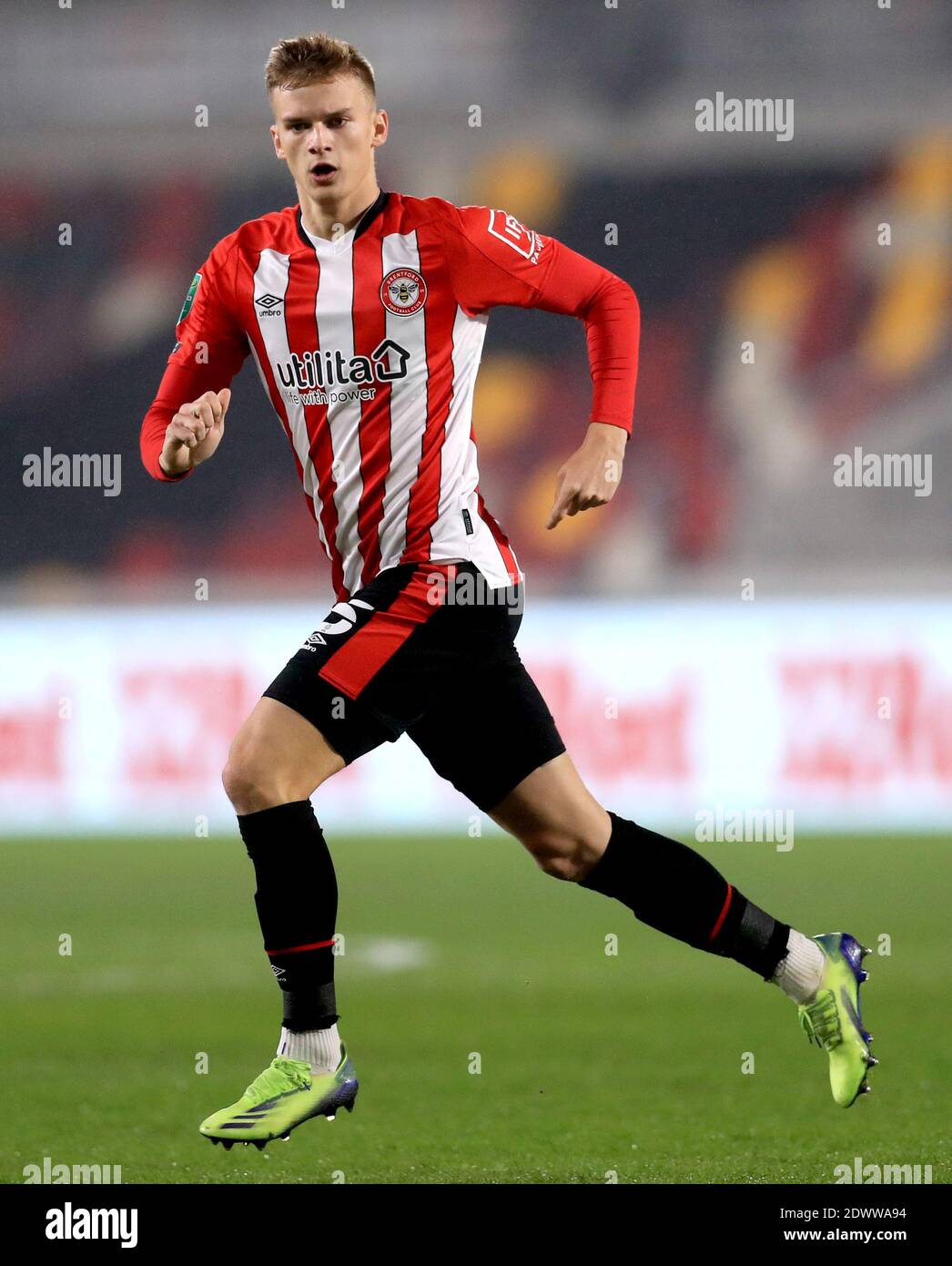 File photo dated 22-12-2020 of Brentford's Marcus Forss Stock Photo - Alamy