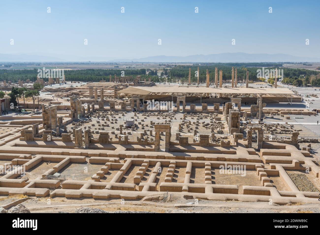 Air View Of The Ceremonial Complex Persepolis