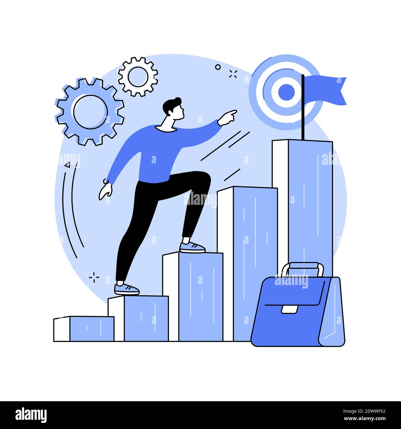 Career development abstract concept vector illustration Stock Vector ...