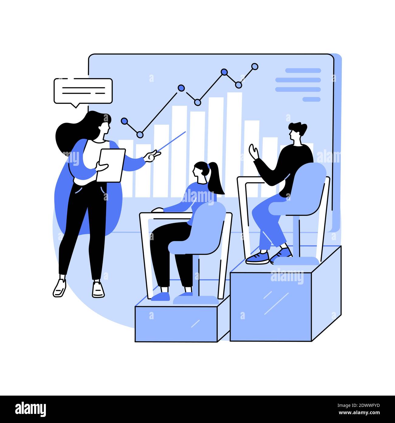 Internal education abstract concept vector illustration Stock Vector ...