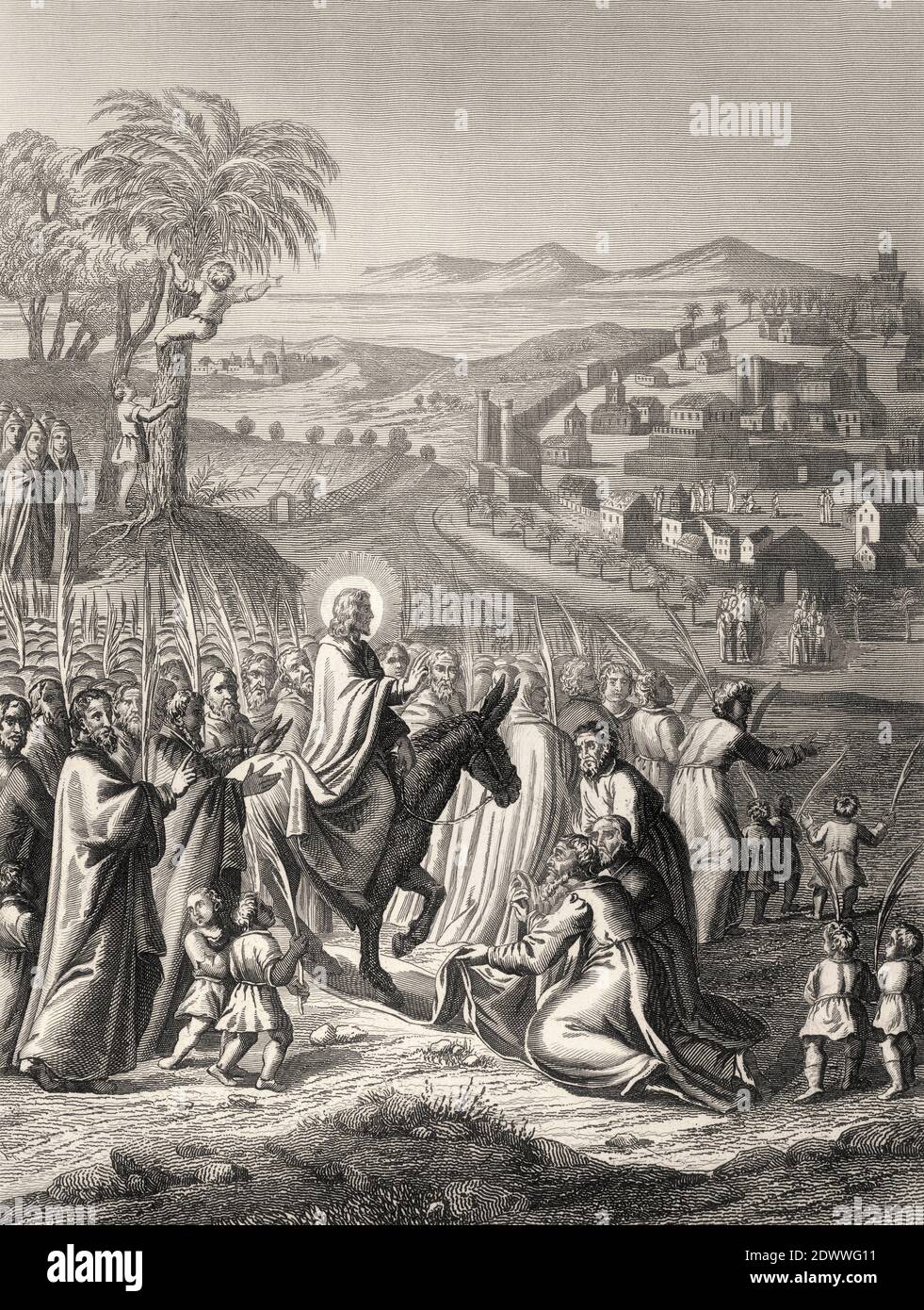 Jesus triumphal entry hi-res stock photography and images - Alamy