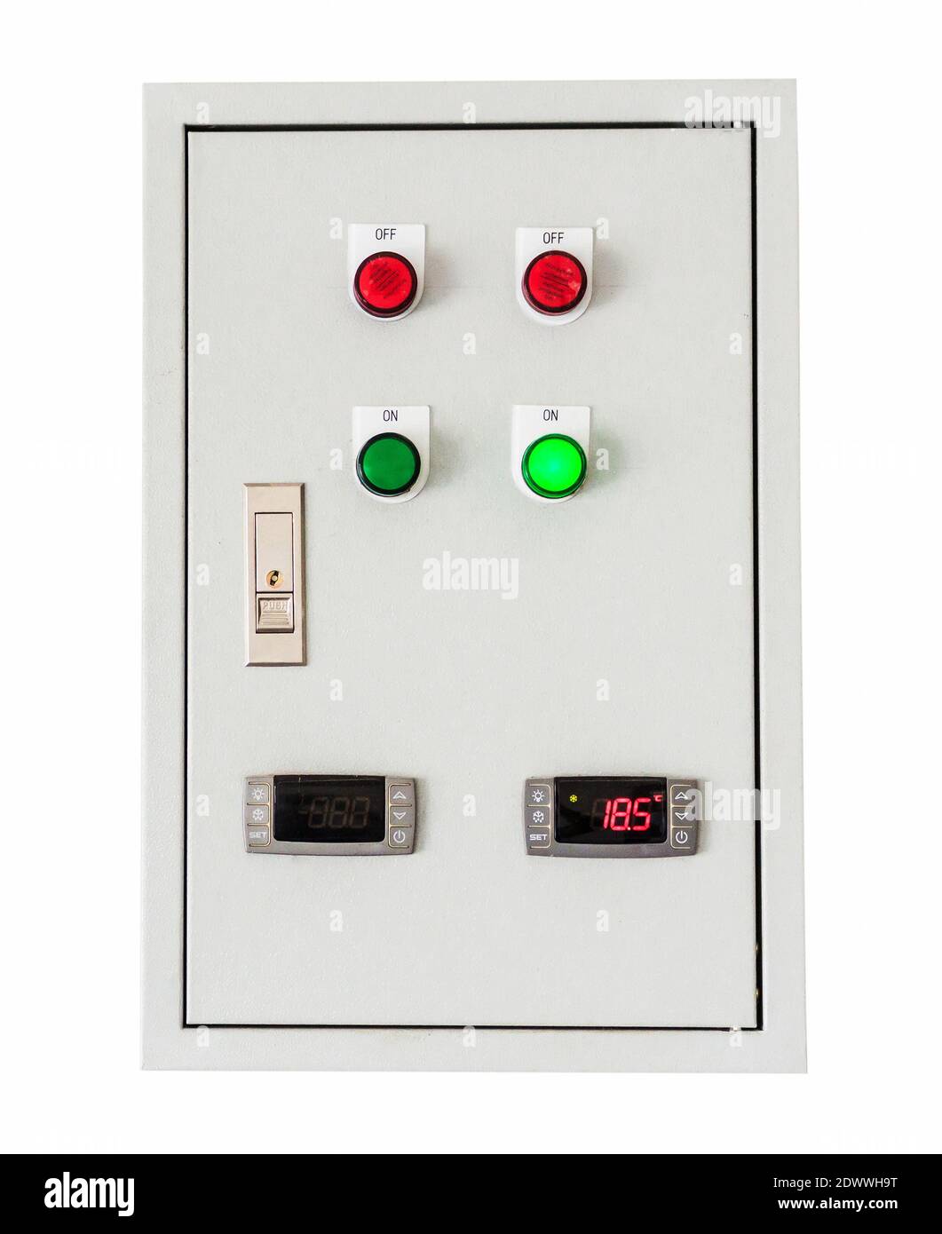 Electrical Control Panel Cut Out Stock Images & Pictures - Alamy