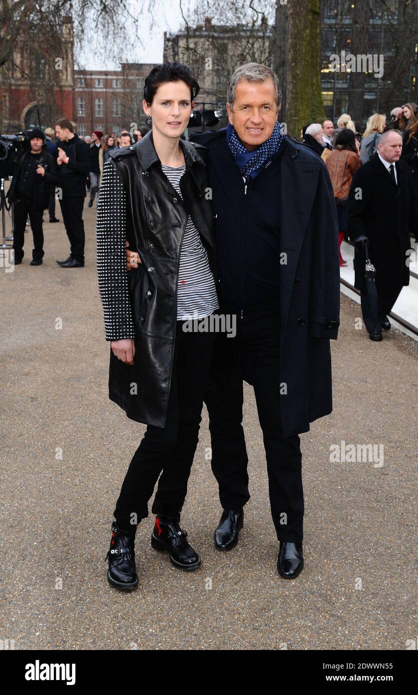 File photo dated 21/02/11 of Stella Tennant and Mario Testino. The ...