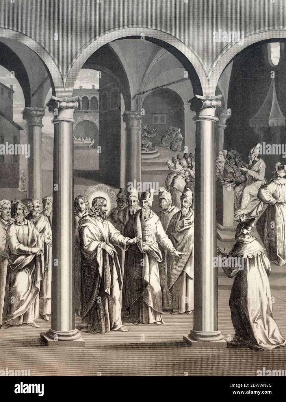 Jesus teachings of the Scribes and Pharisees, New Testament, steel ...