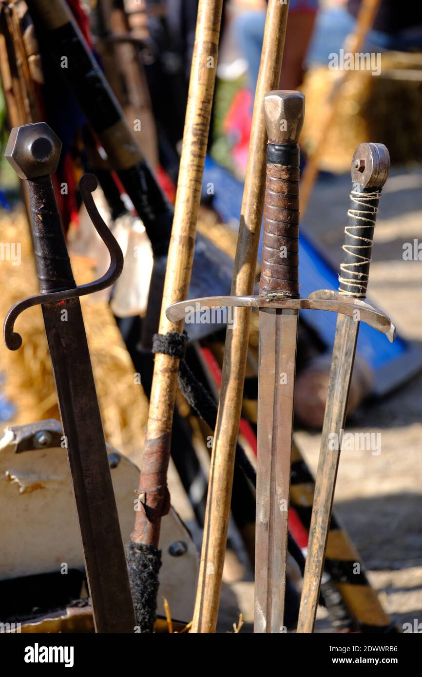 Rusty swords hi-res stock photography and images - Alamy