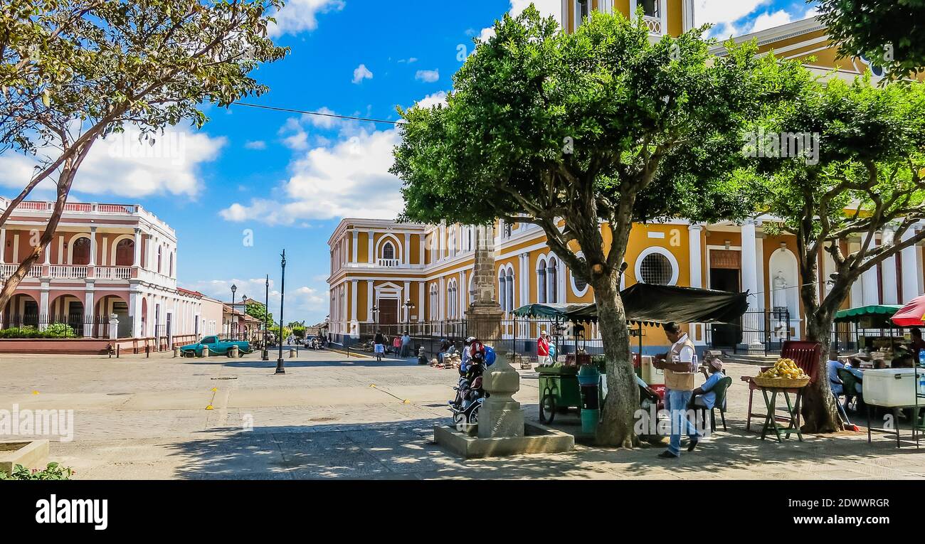 Parque Central in front of Our Lady of the Assumption Cathedral or ...