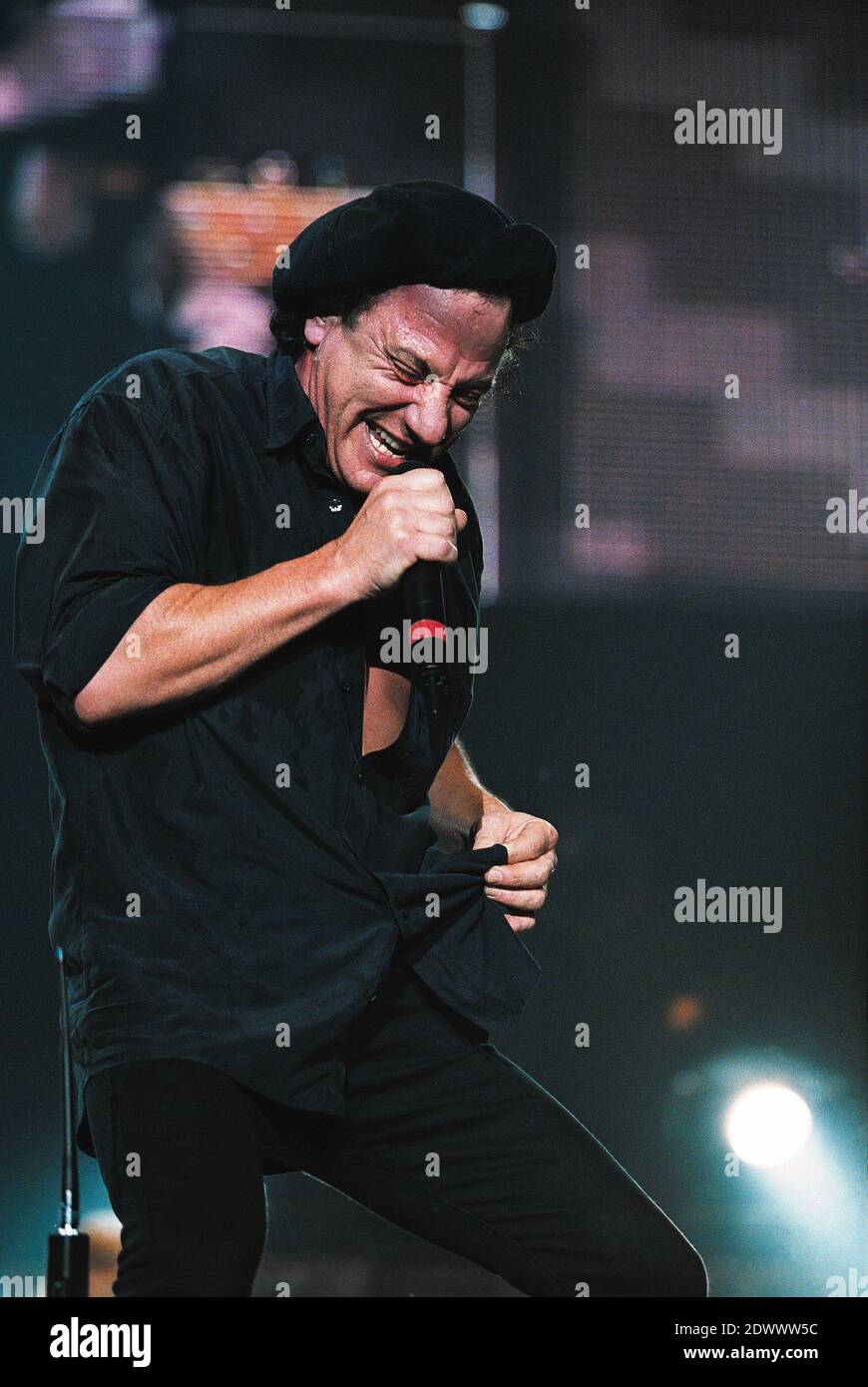 AC/DC in concert at the Birmingham NEC, UK. 28th November 2000 Stock ...