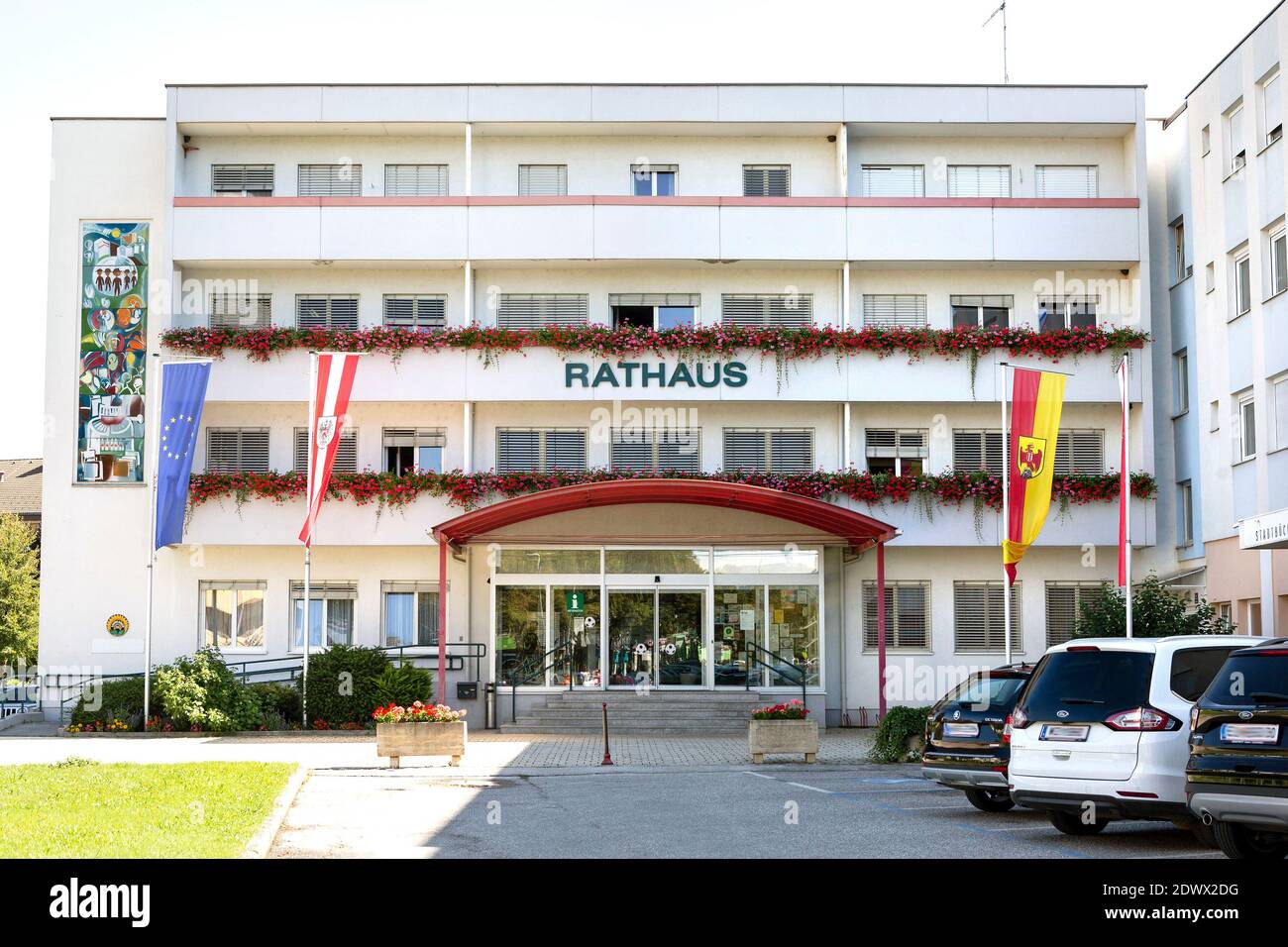 Rathaus, Mattersburg, Burgenland, Österreich Stock Photo - Alamy