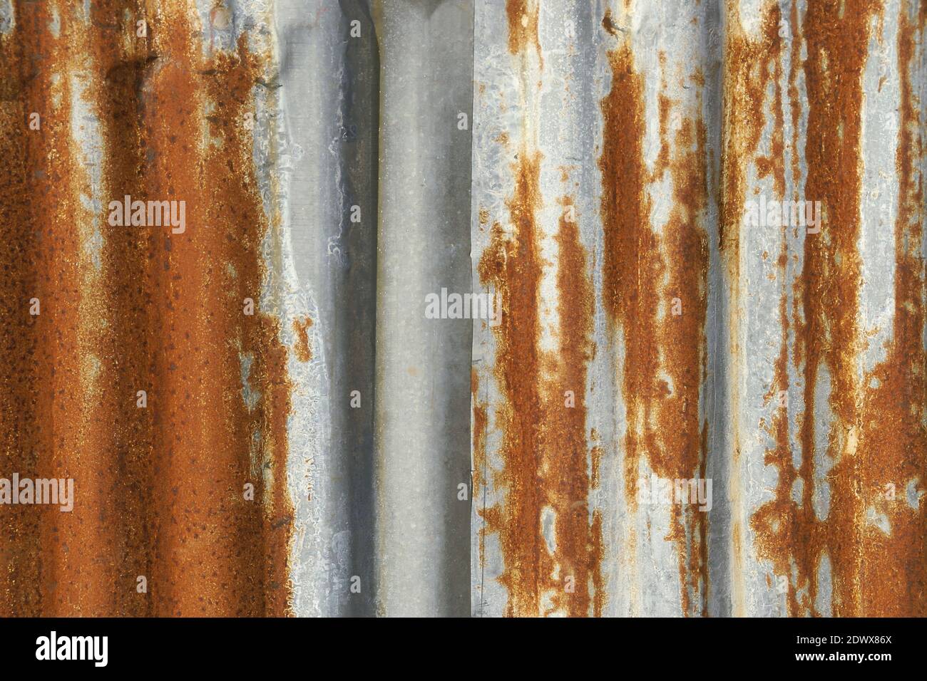 Old Rusty Corrugated Iron Sheet Texture Background Stock Photo - Alamy