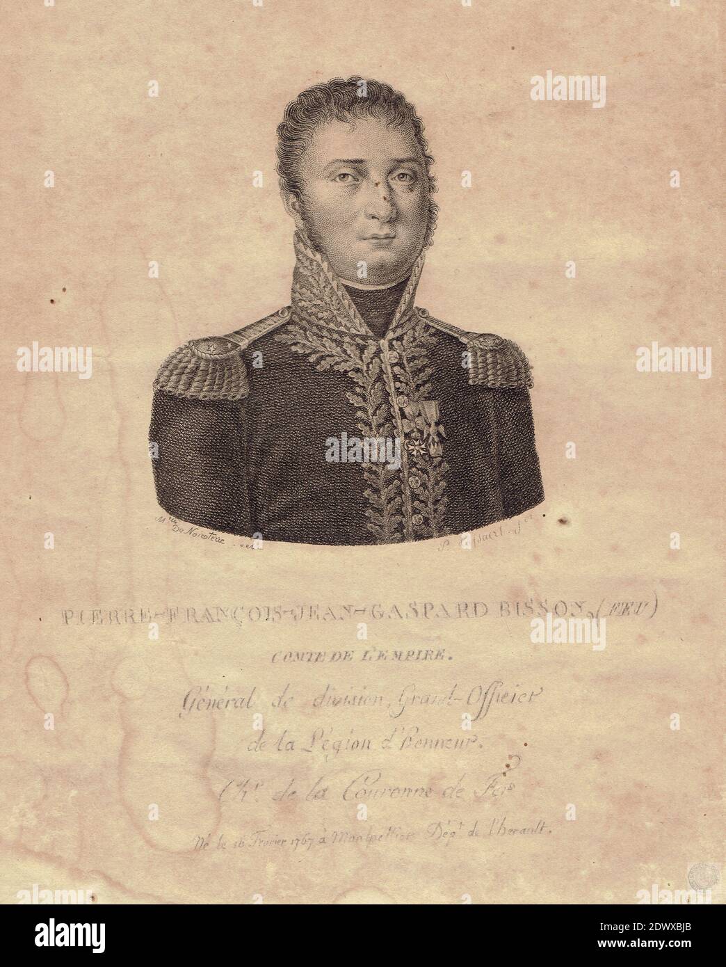 le général Bisson Stock Photo - Alamy