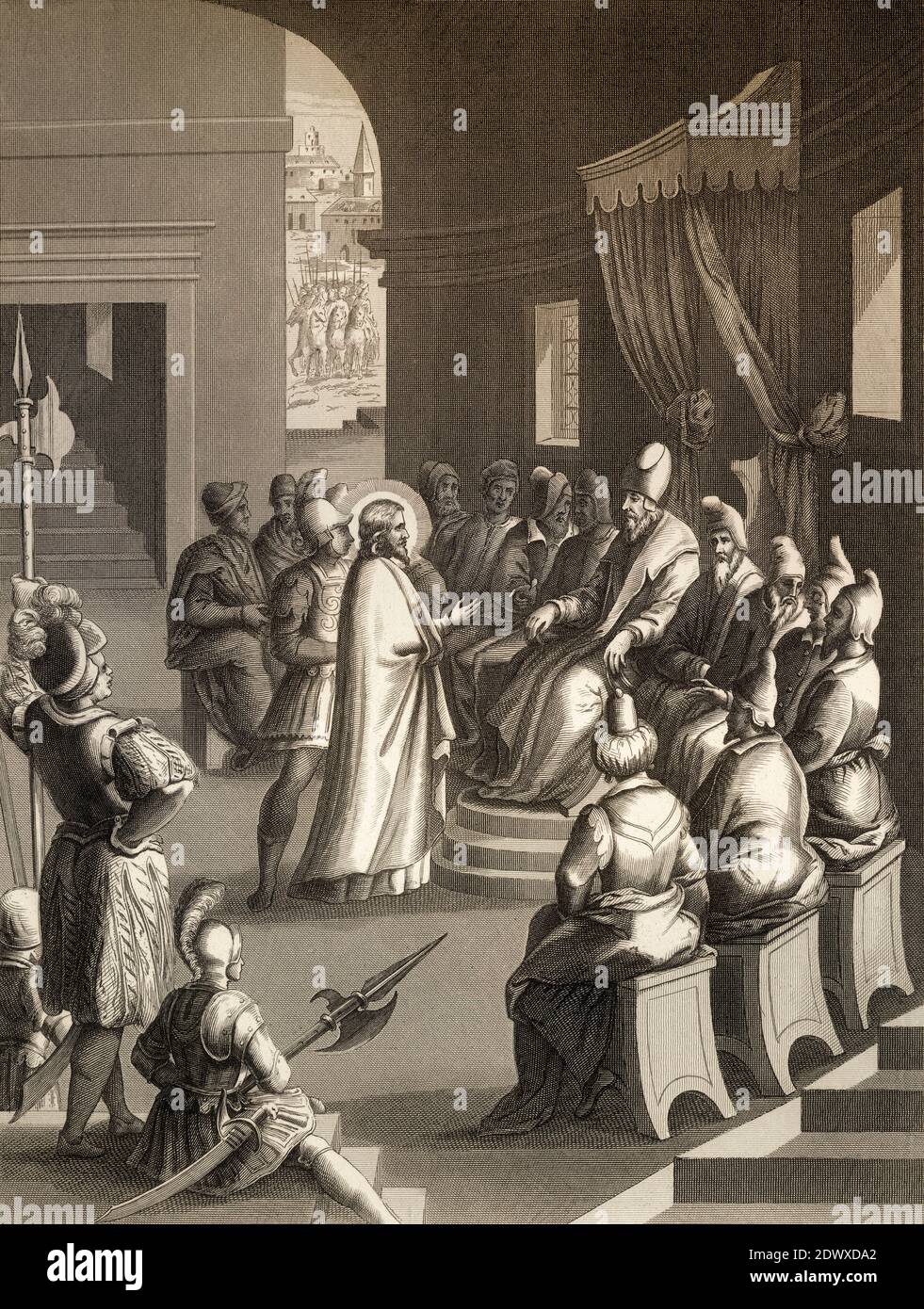Sanhedrin trial of jesus hi-res stock photography and images - Alamy