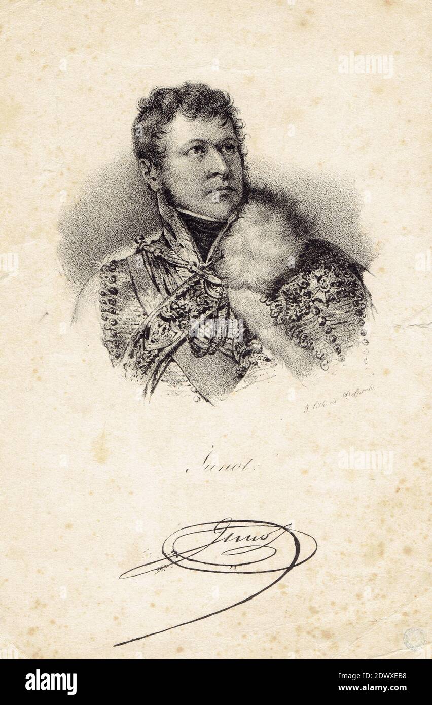général Junot Duc d'Abrantès Stock Photo - Alamy