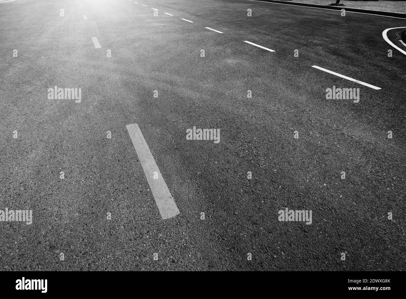 Direction markings Black and White Stock Photos & Images - Alamy