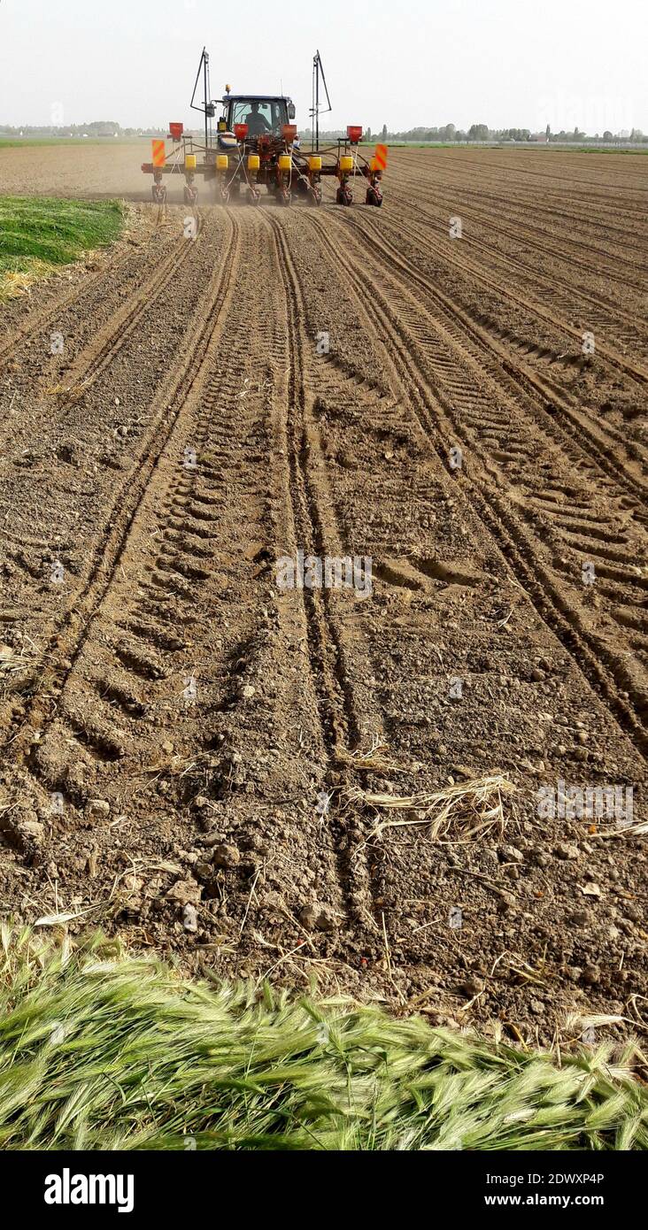 Corn harvester tire hi-res stock photography and images - Alamy