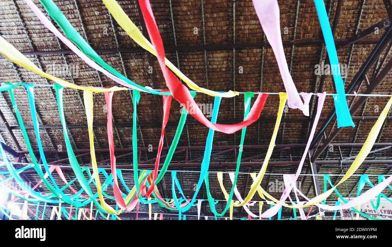 Ceiling streamers hi-res stock photography and images - Alamy