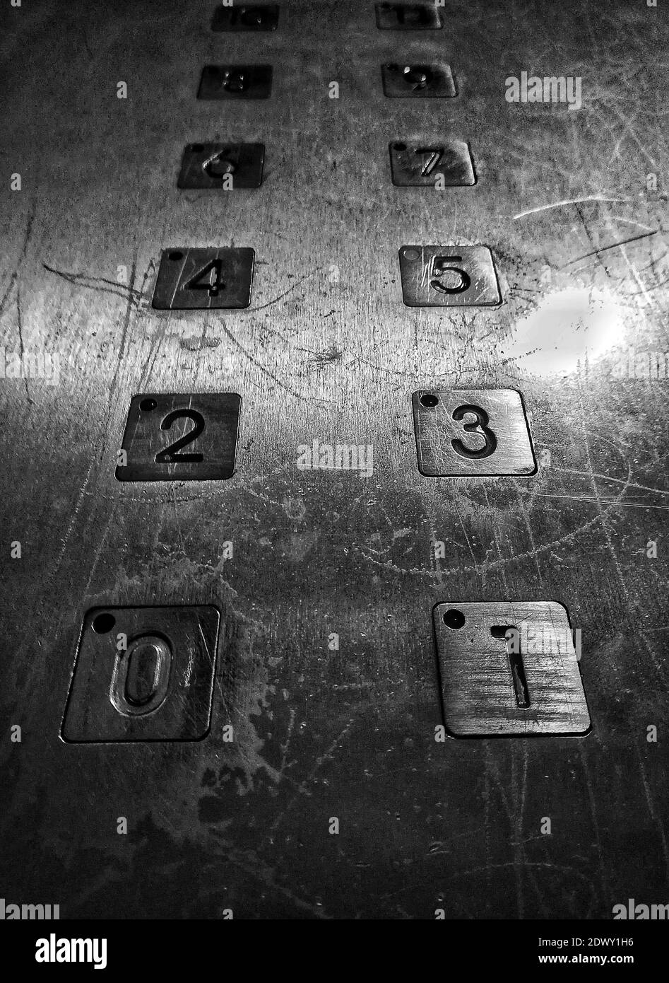 Numbers in elevator communication hi-res stock photography and images ...
