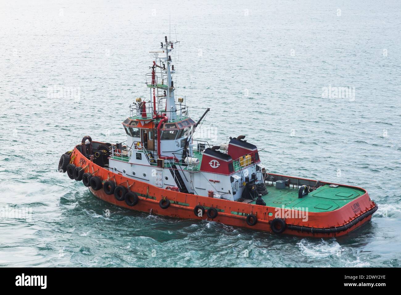 Lieni tugboat in Grand Harbour, Valletta region, Malta Stock Photo - Alamy