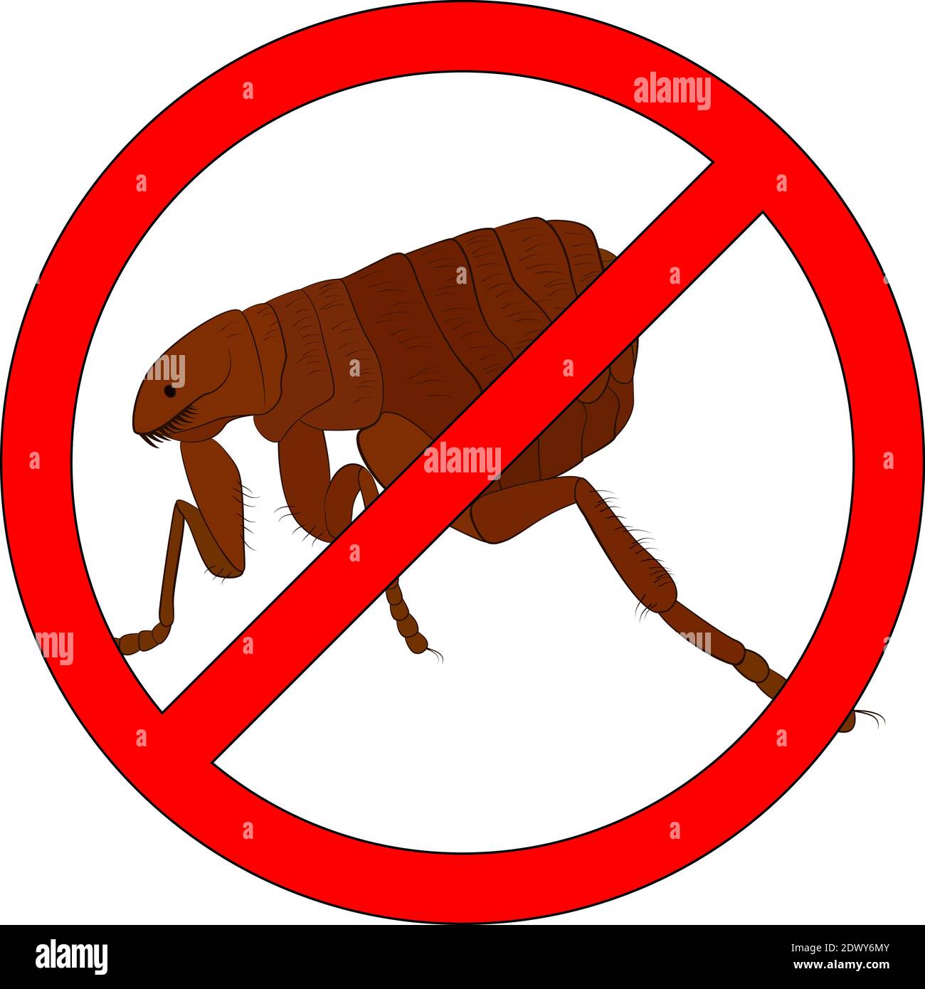 Warning sign on household Stock Vector Images - Alamy