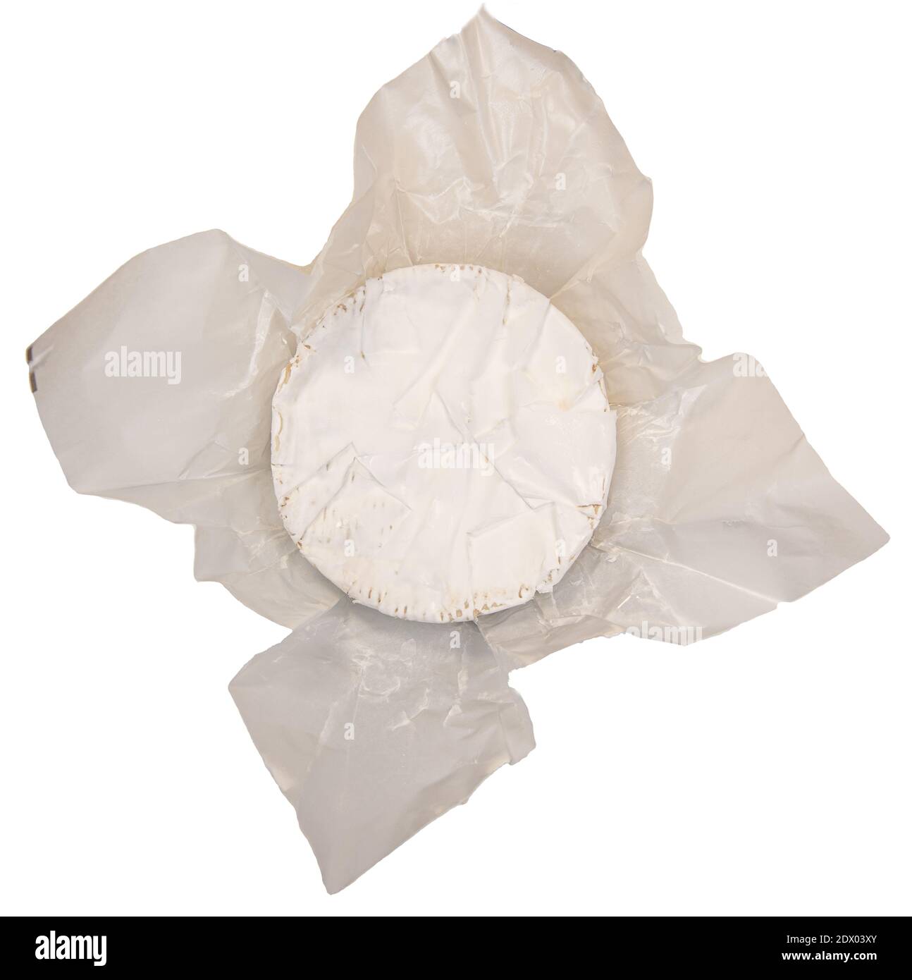 Round piece of camembert cheese isolated on white background Stock ...