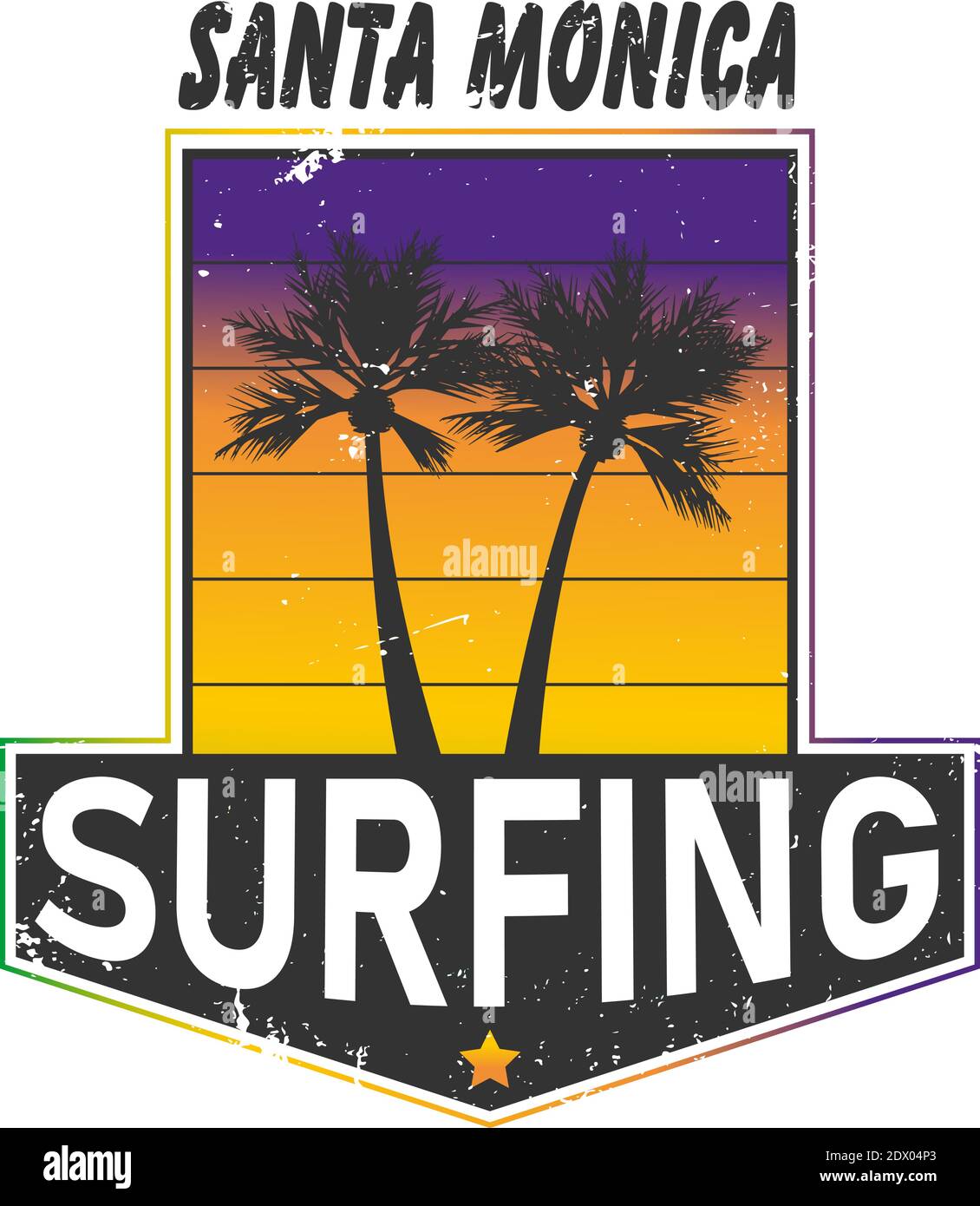 Santa_monica Stock Vector Images - Alamy