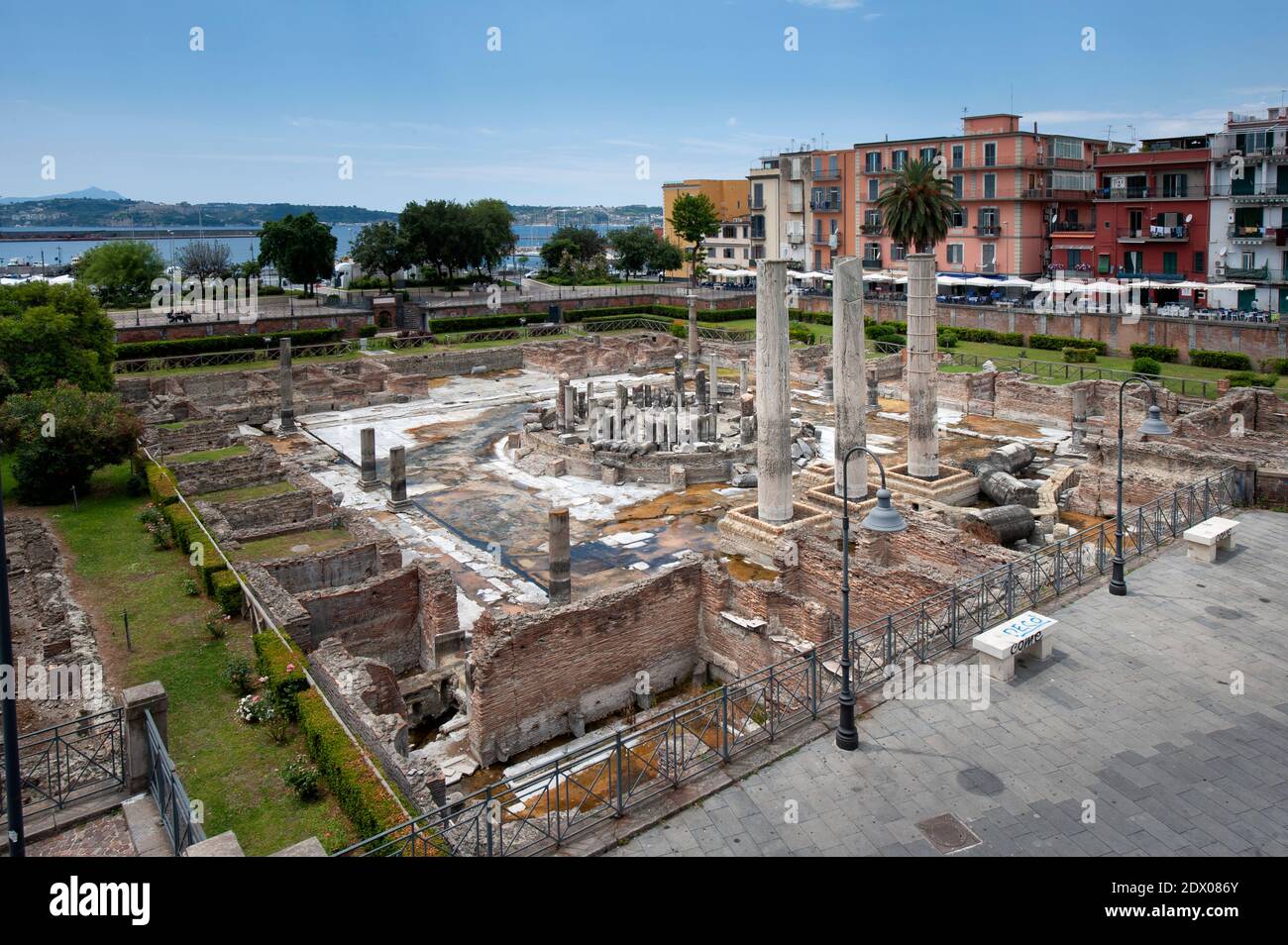 Ruins Macellum (ancient indoor roman market) also known as the Temple ...