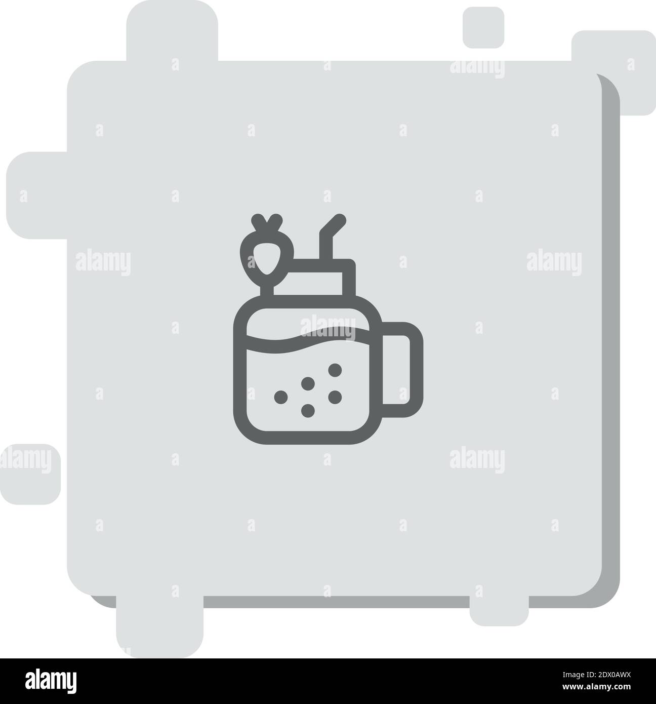 smoothie vector icon modern simple vector illustration Stock Vector ...