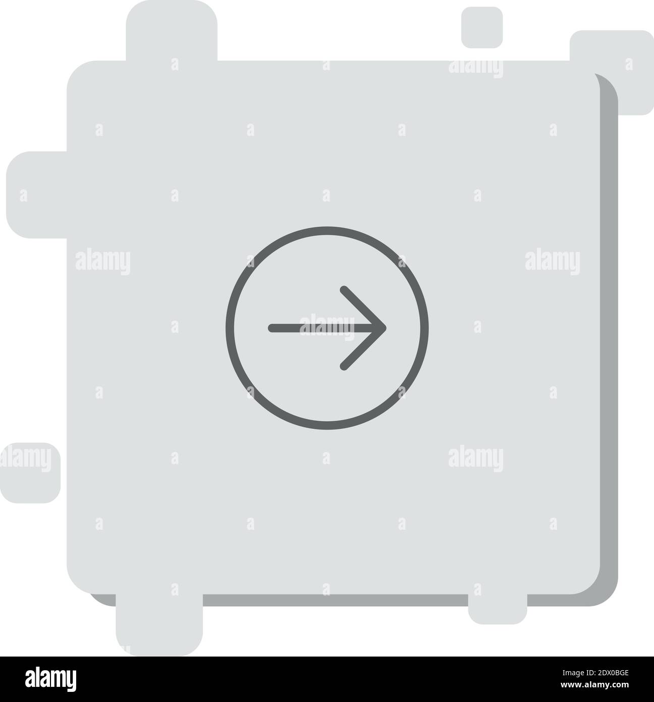 right vector icon modern simple vector illustration Stock Vector Image ...