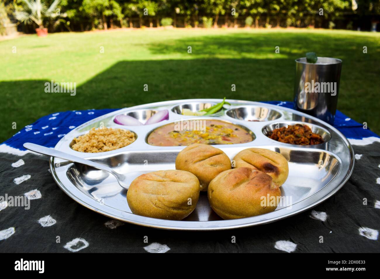 Rajasthani traditional food Dal baati also known as Dal bati or Daal ...