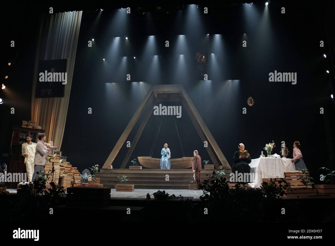 December 9, 2020. - Russia, Moscow. - Moscow Gubernsky Theatre. 'Uncle ...