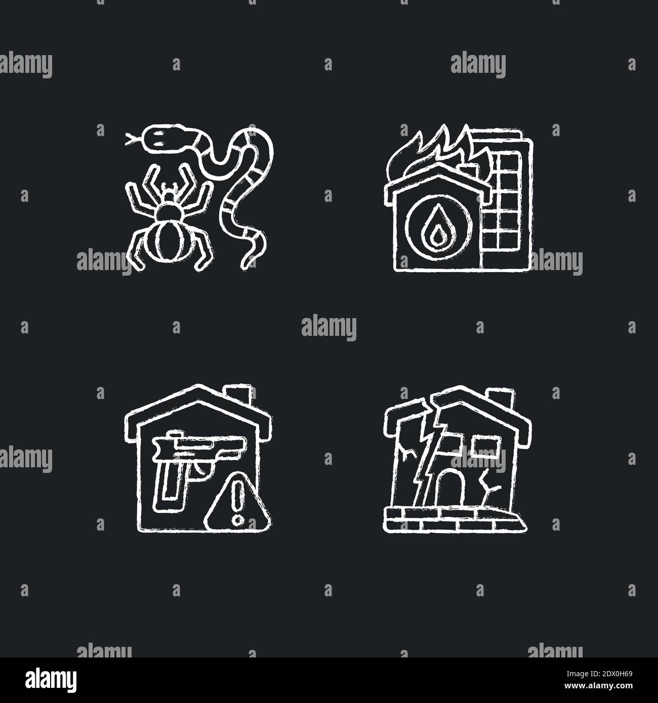 Home hazard clipart Black and White Stock Photos & Images - Alamy