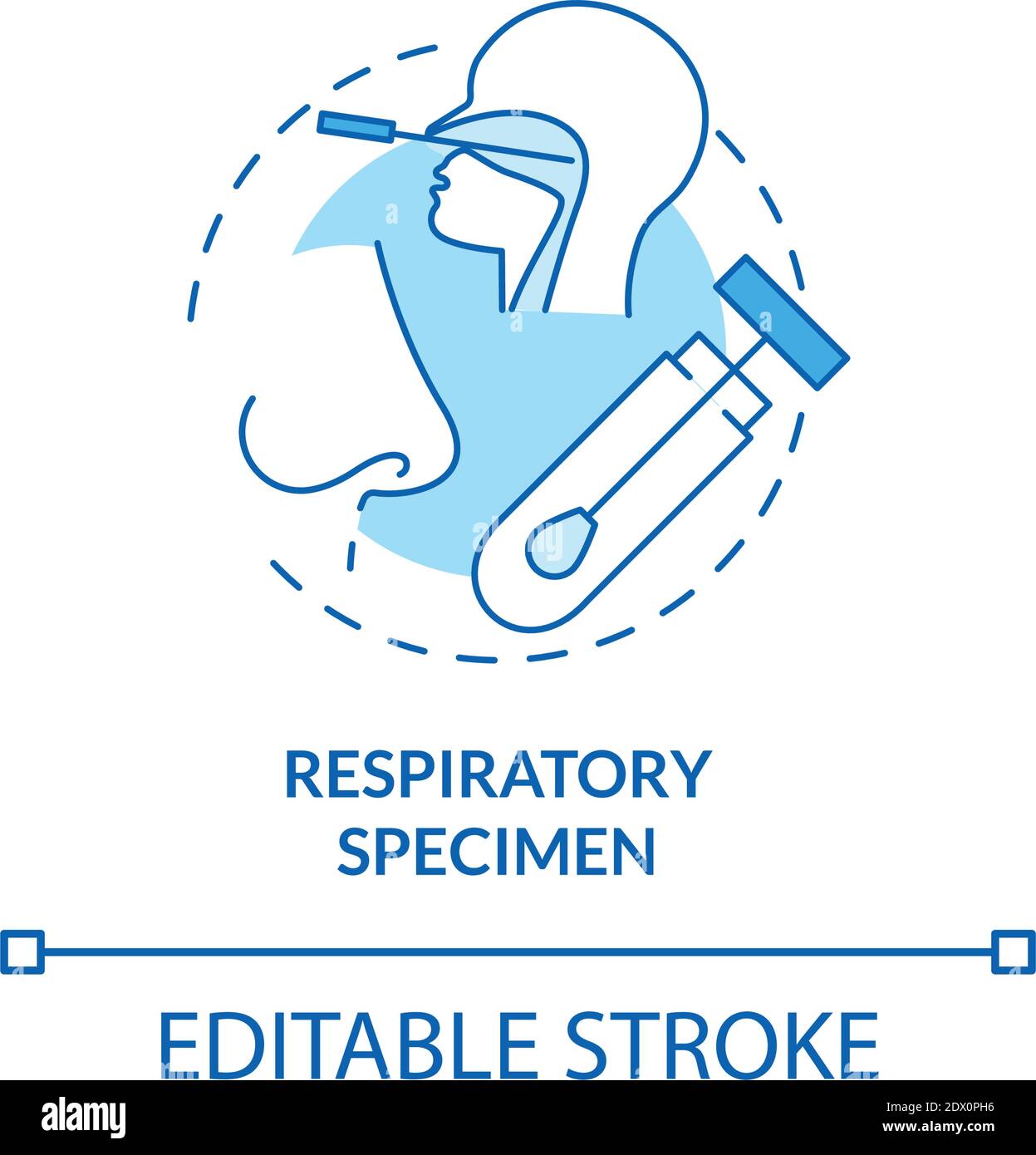 Respiratory specimen concept icon Stock Vector Image & Art - Alamy