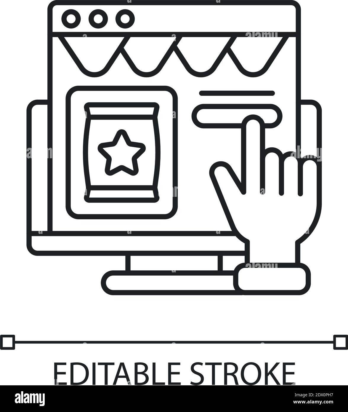 CTA marketing linear icon Stock Vector Image & Art - Alamy