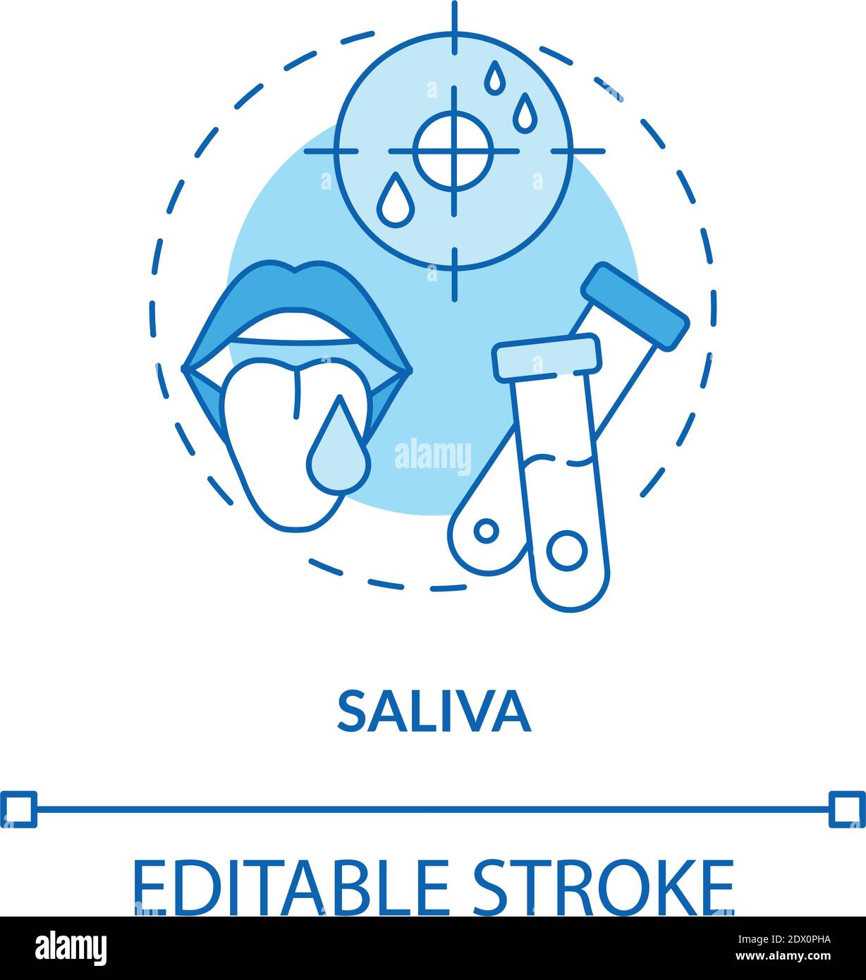 Saliva concept icon Stock Vector Image & Art - Alamy
