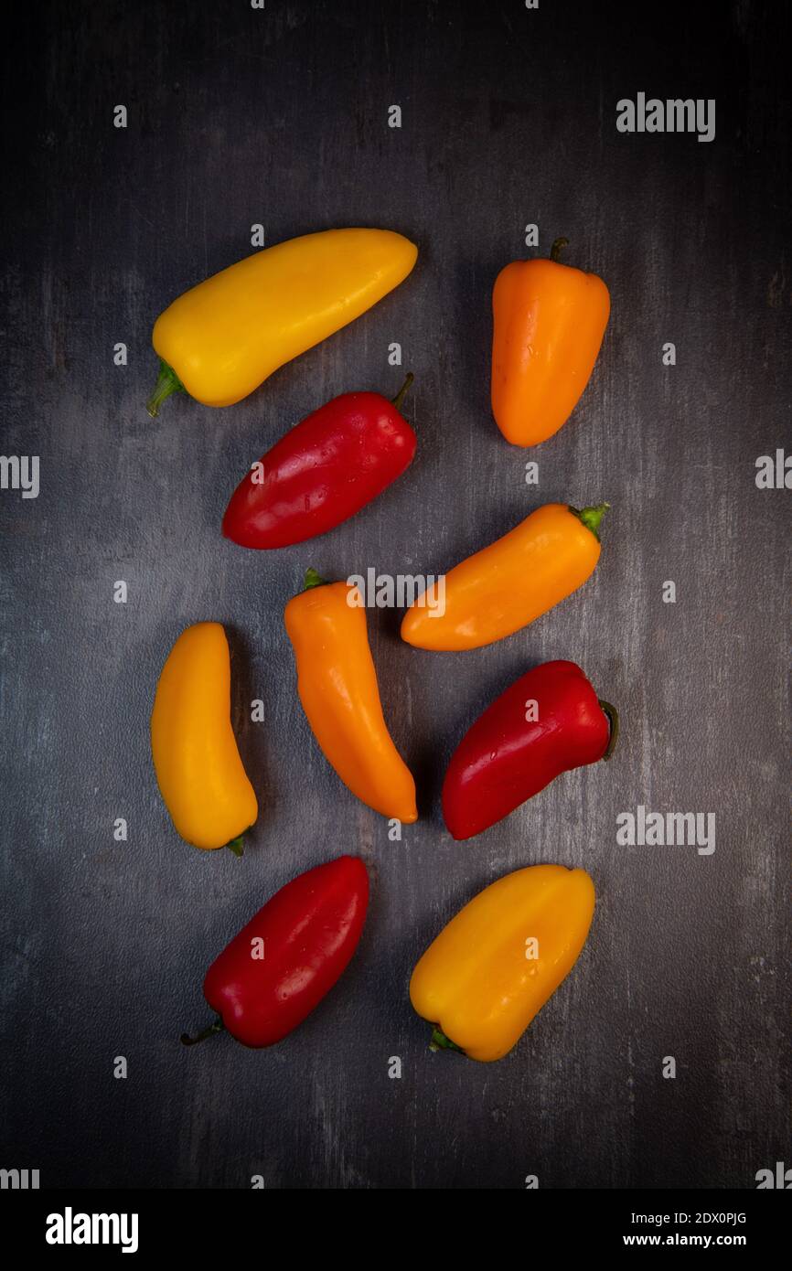Assorted mini peppers hi-res stock photography and images - Alamy