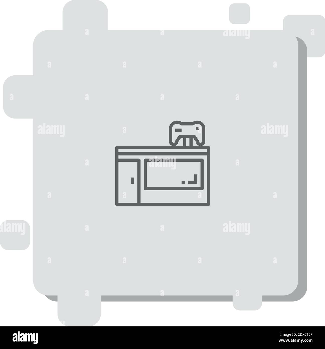 game center vector icon modern simple vector illustration Stock Vector ...