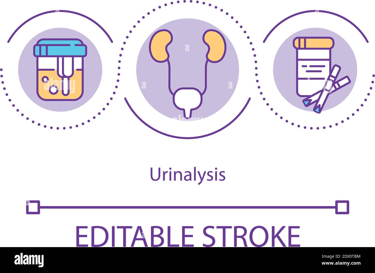 Urinalysis concept icon Stock Vector Image & Art - Alamy
