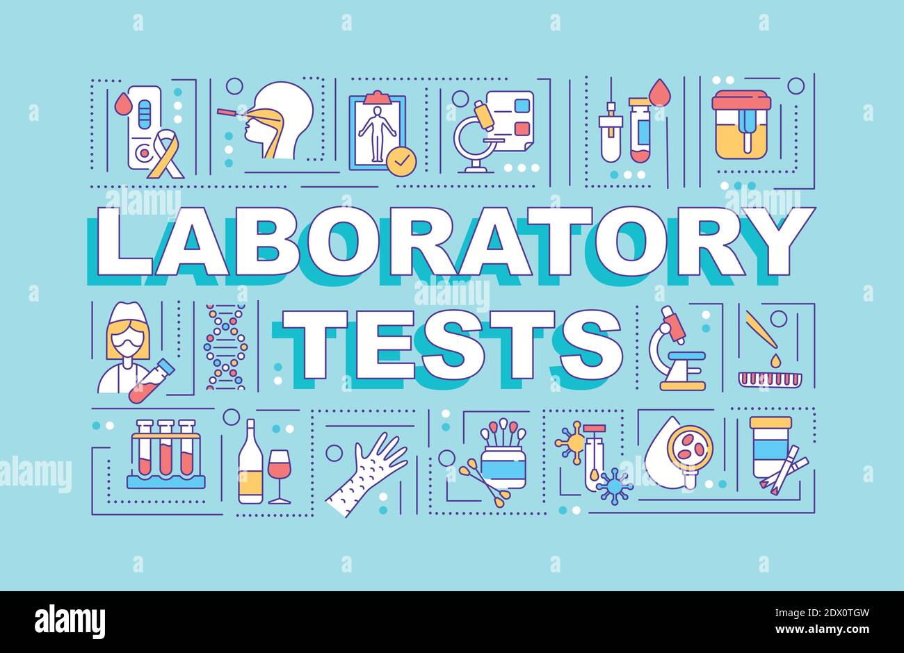 Laboratory tests word concepts banner Stock Vector Image & Art - Alamy