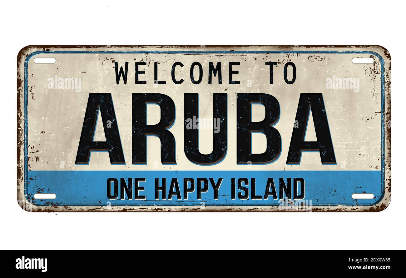 Aruba welcome sign hi-res stock photography and images - Alamy