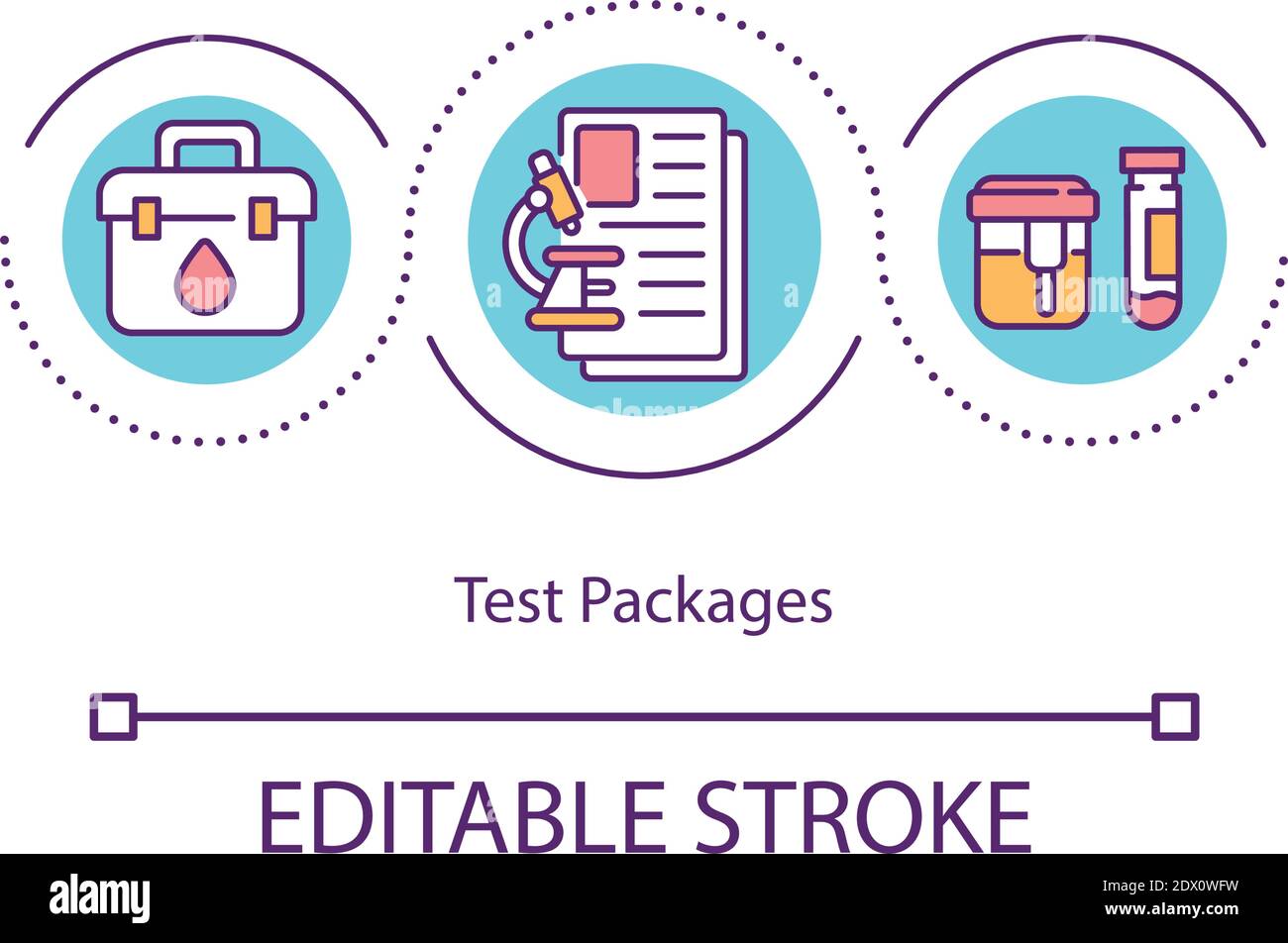 Health care packages Stock Vector Images - Alamy