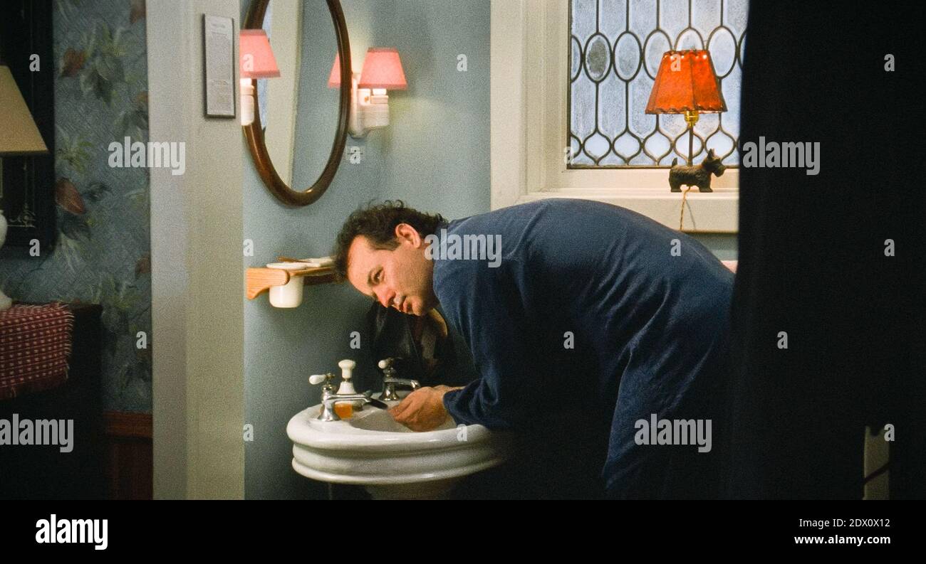 USA. Bill Murray in a scene from the ©Columbia Pictures film: Groundhog ...