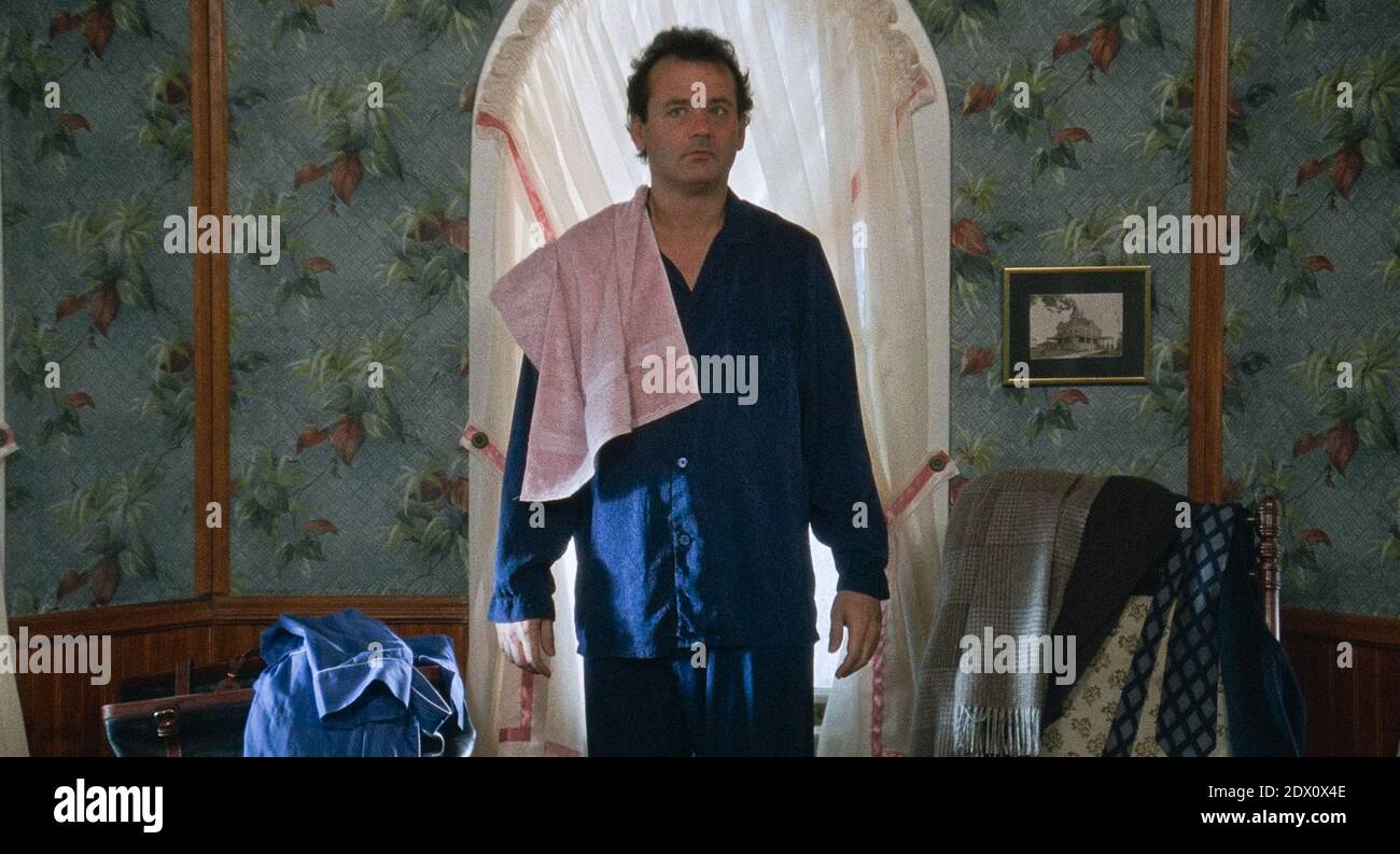 USA. Bill Murray in a scene from the ©Columbia Pictures film: Groundhog ...