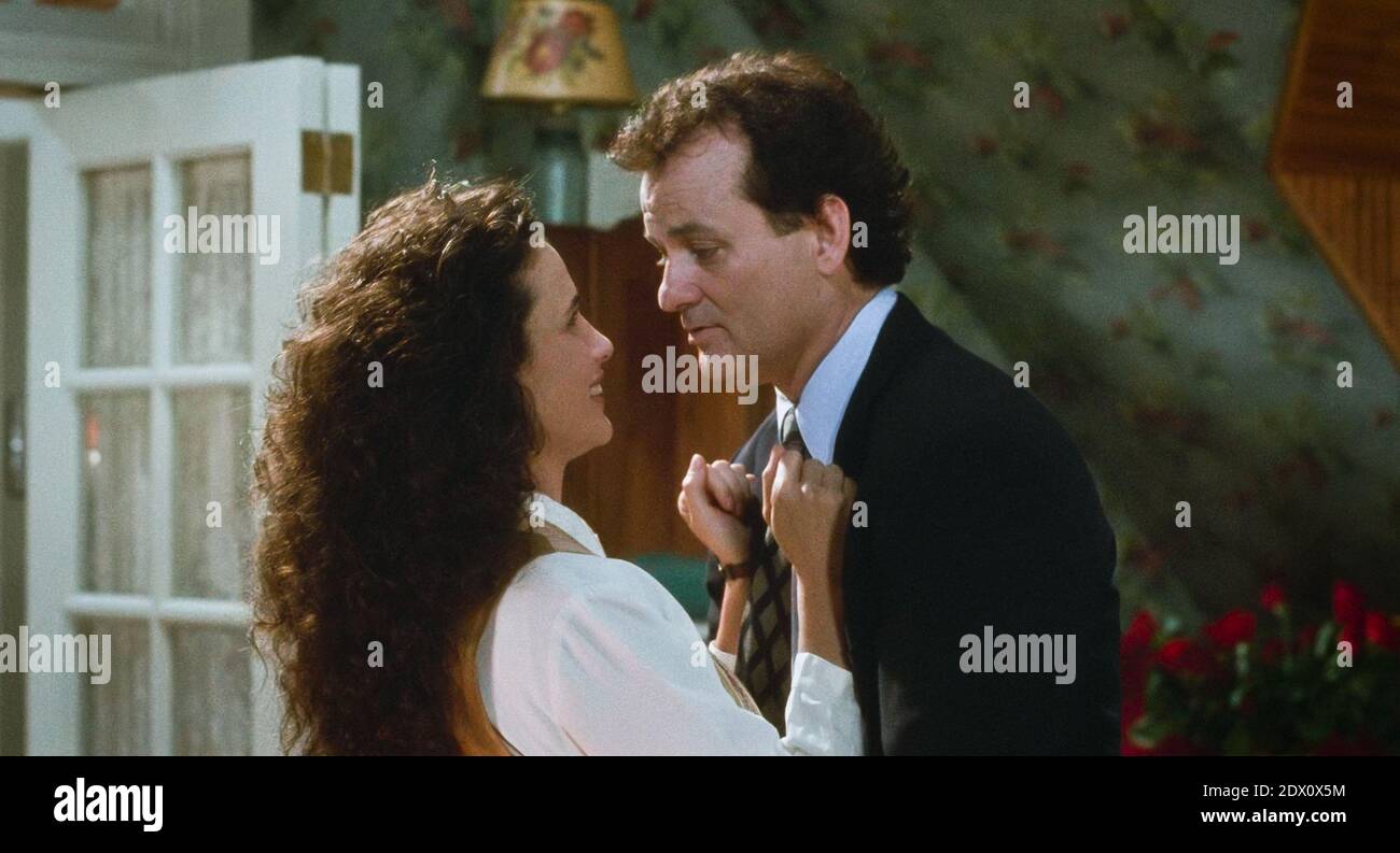 USA. Bill Murray and Andie MacDowell in a scene from the ©Columbia ...