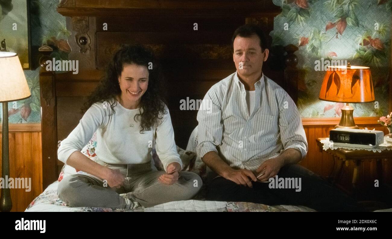 USA. Bill Murray and Andie MacDowell in a scene from the ©Columbia ...