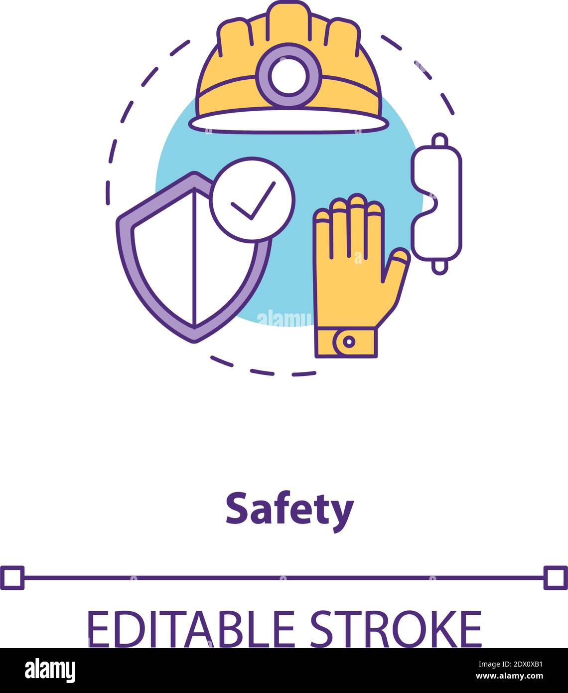Safety concept icon Stock Vector Image & Art - Alamy