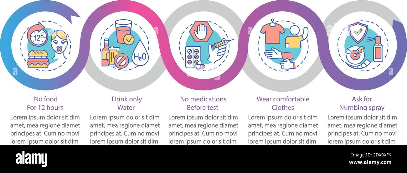 Blood test advices vector infographic template Stock Vector Image & Art ...